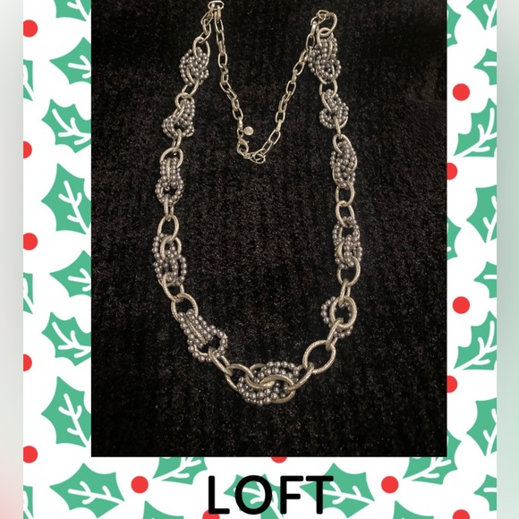 LOFT | Jewelry | Loft Silver Necklace As Shown | Poshmark